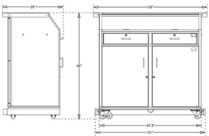 Custom Portable Professional Security Desk | The Security Station