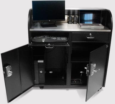 Premium High-Quality Security Stations | Security Desks & Podiums