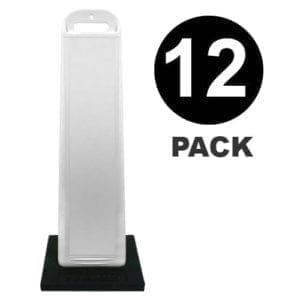 Blank Line Control Delineator Sign Base (12 Pack) | The Security Station