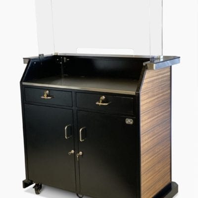 Custom Portable Professional Security Desk | The Security Station