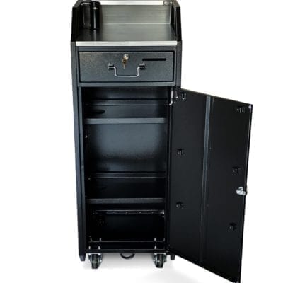 Compact Security Podium | Electronics Ready | The Security Station