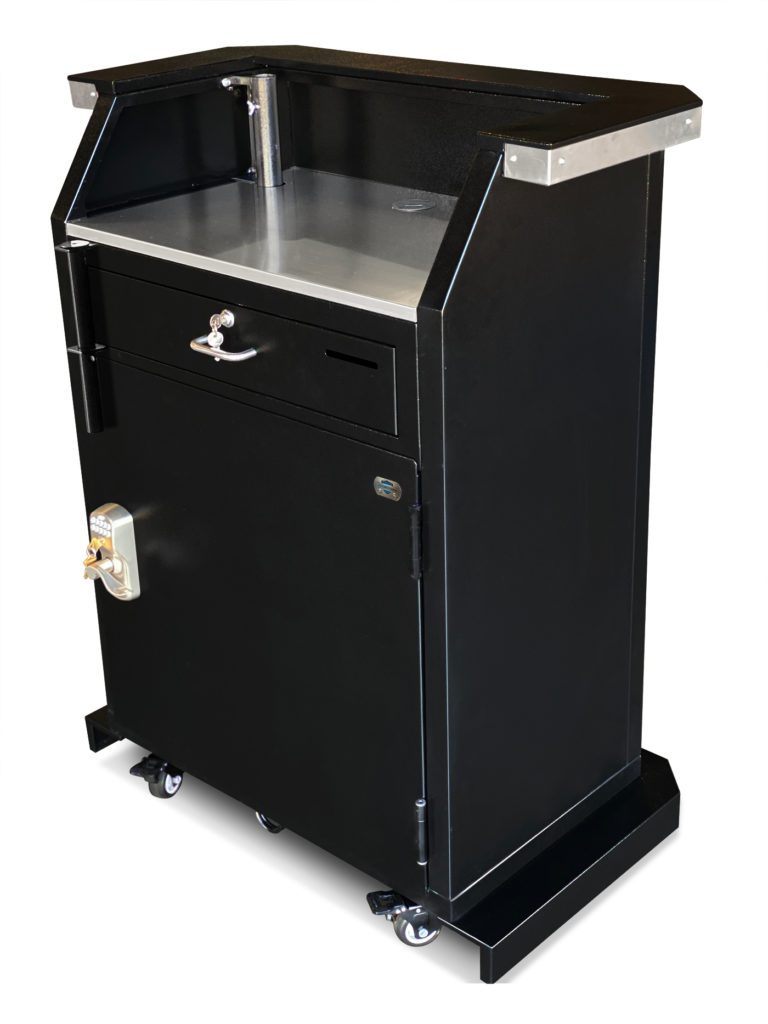 Shop portable security podiums, desks & more | The Security Station